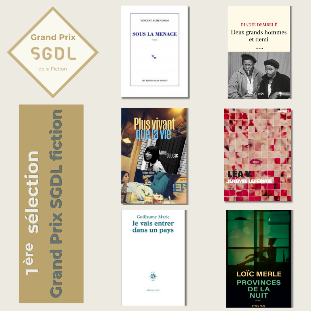 Découvrez la première sélection des Grands Prix SGDL de printemps 2024